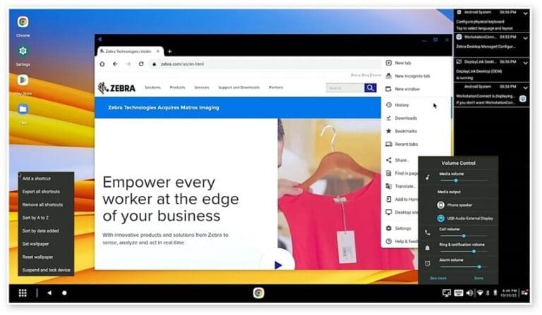 Zebra Workstation Connect Converts Mobile Computer to Desktop PC